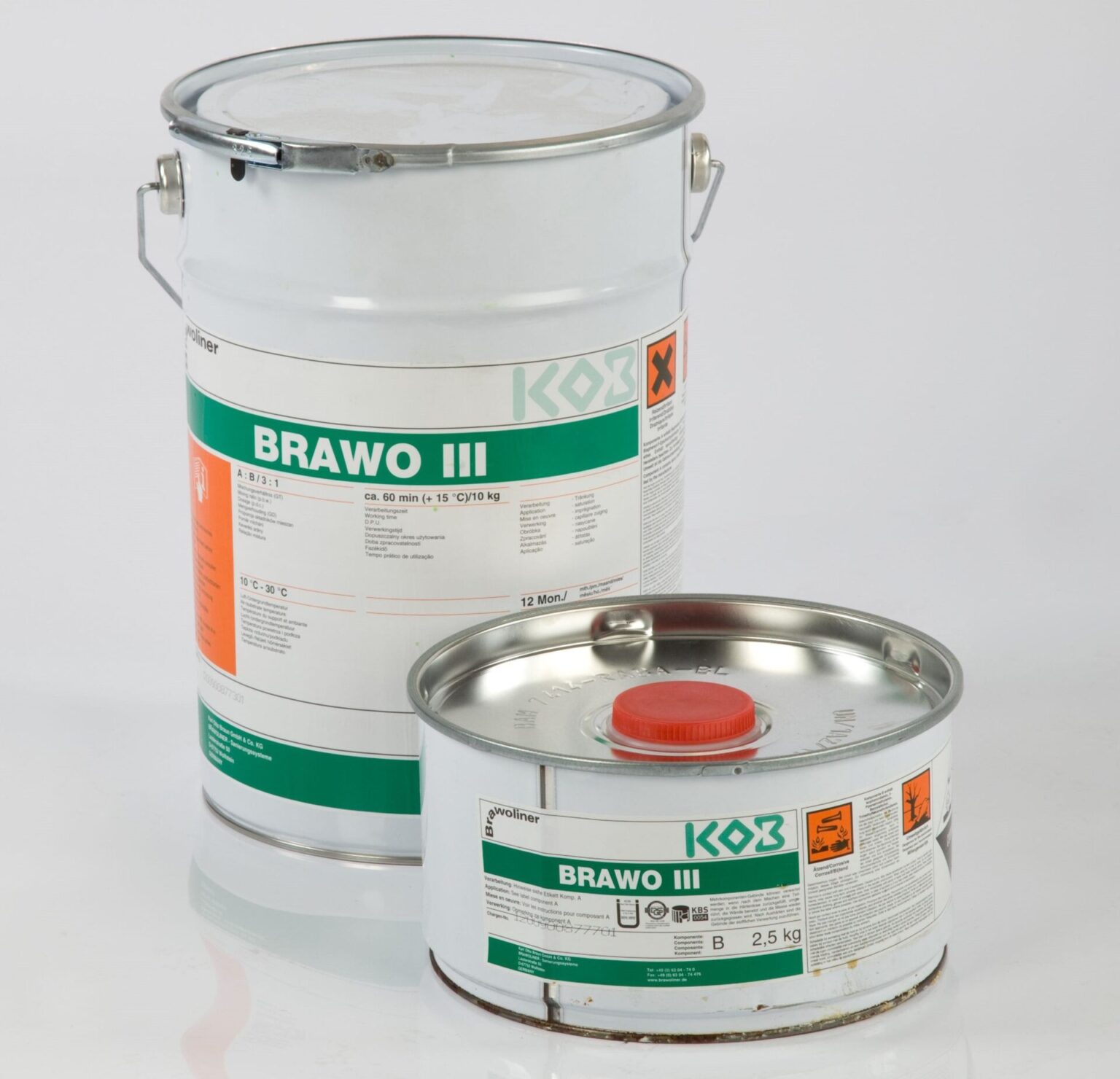 BRAWO® SYSTEMS BRAWO® III - Slow Curing Resin 10kg (22.05lbs ...