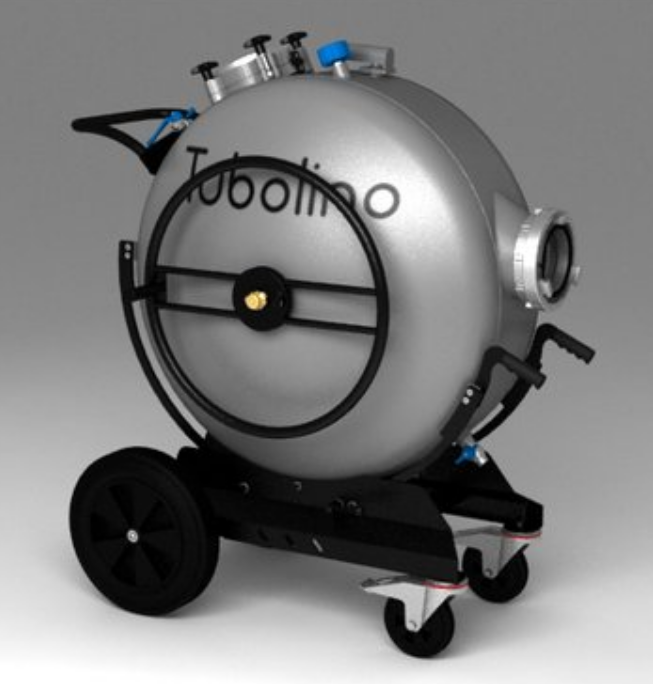 Tubolino Inversion Drum 900 6" With Trolley - ID900 - Trenchless Boss
