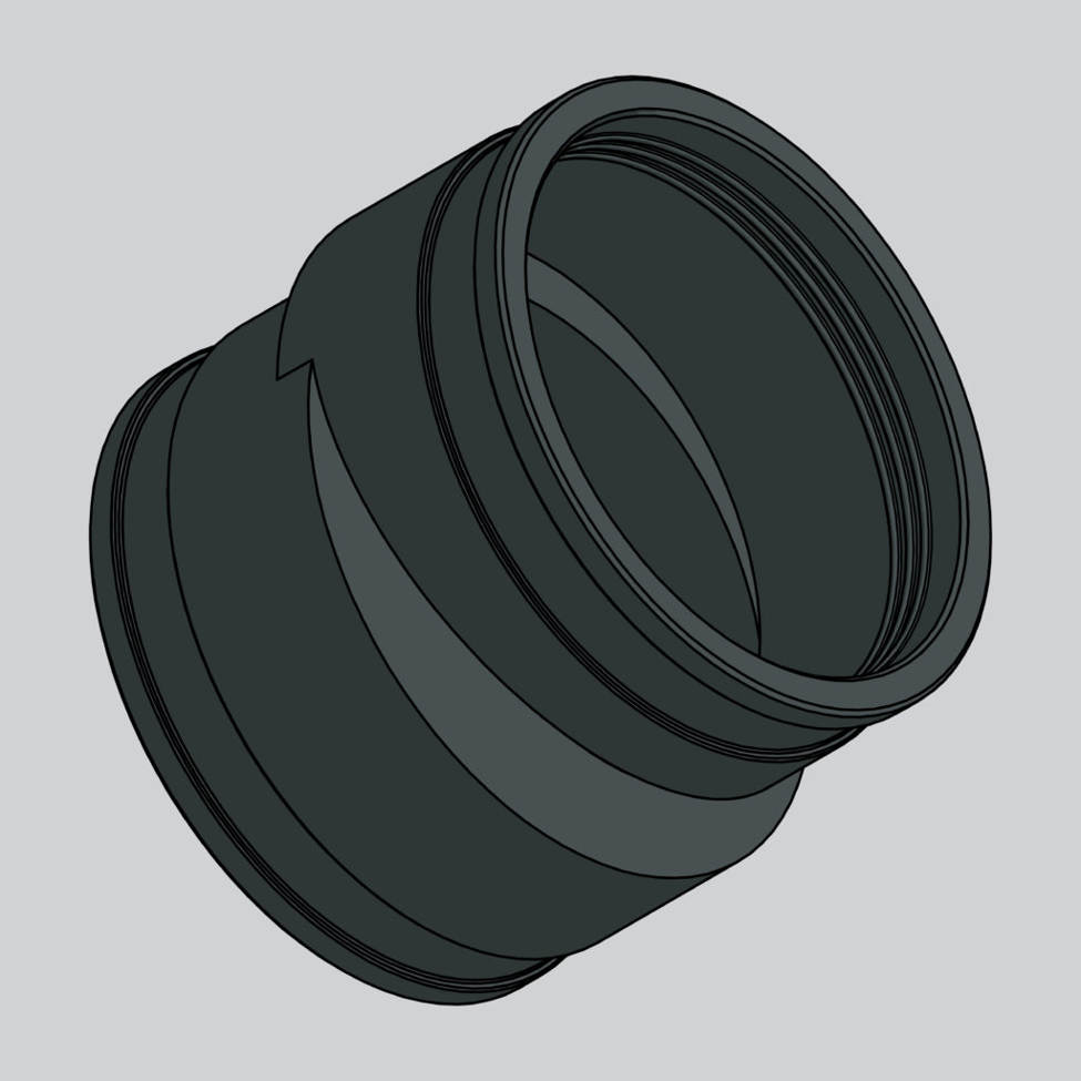 Repiper Step Coupling 4" Complete (#8027) - Trenchless Boss