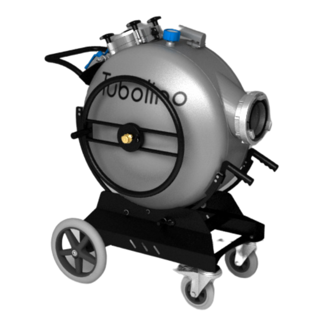 Tubolino Inversion Drum 700 6" With Trolley - ID700 - Trenchless Boss
