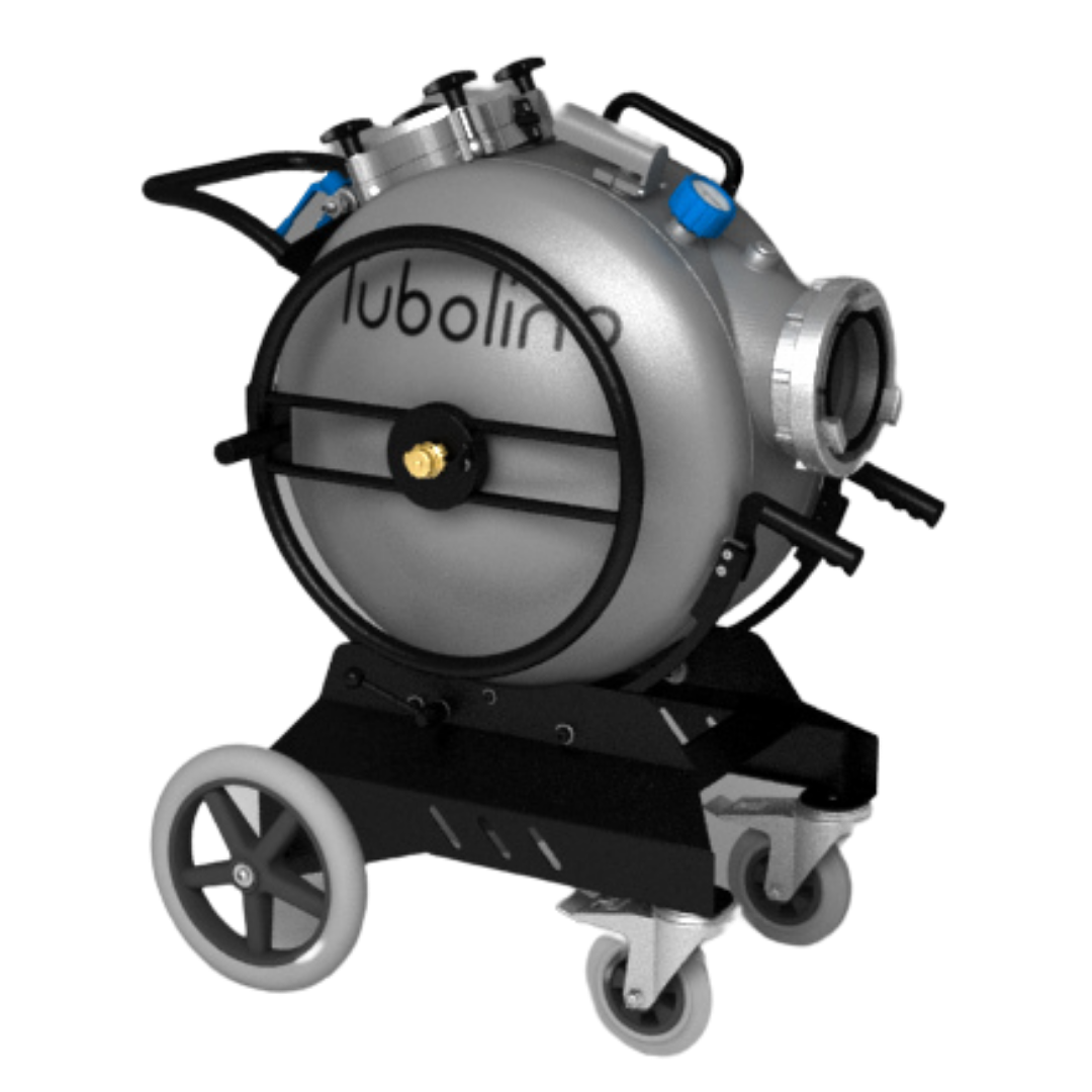 Tubolino Inversion Drum 600 6" With Trolley - ID600 - Trenchless Boss