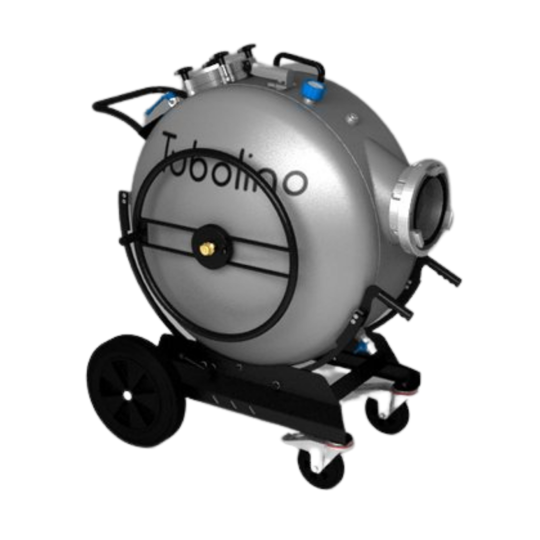 Tubolino Inversion Drum 900 8" With Trolley - ID900-8 - Trenchless Boss